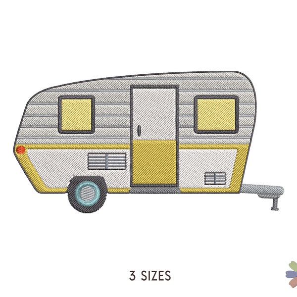 Camper Embroidery - Etsy