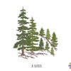 Forest Fir Trees Embroidery Design. Machine Embroidery Pattern. Nature ...