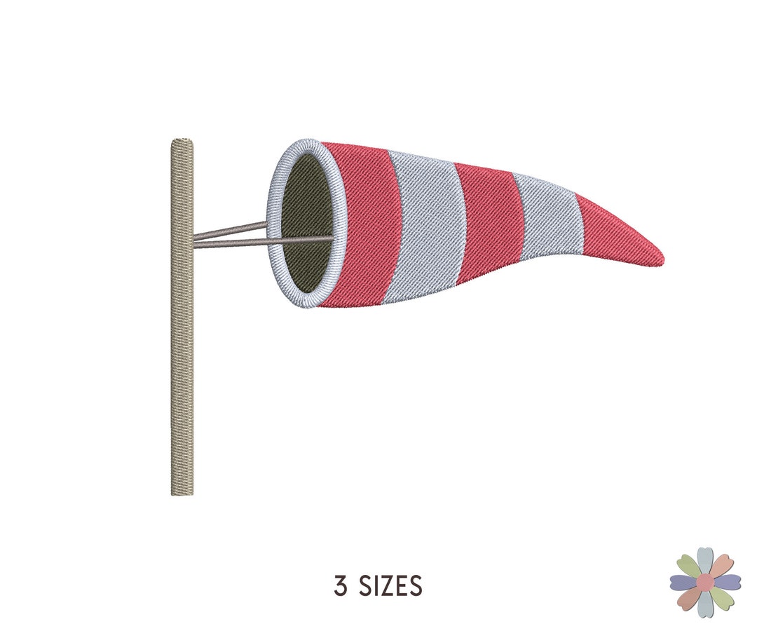 Windsock Air Embroidery Design. Machine Embroidery Pattern. Elements ...