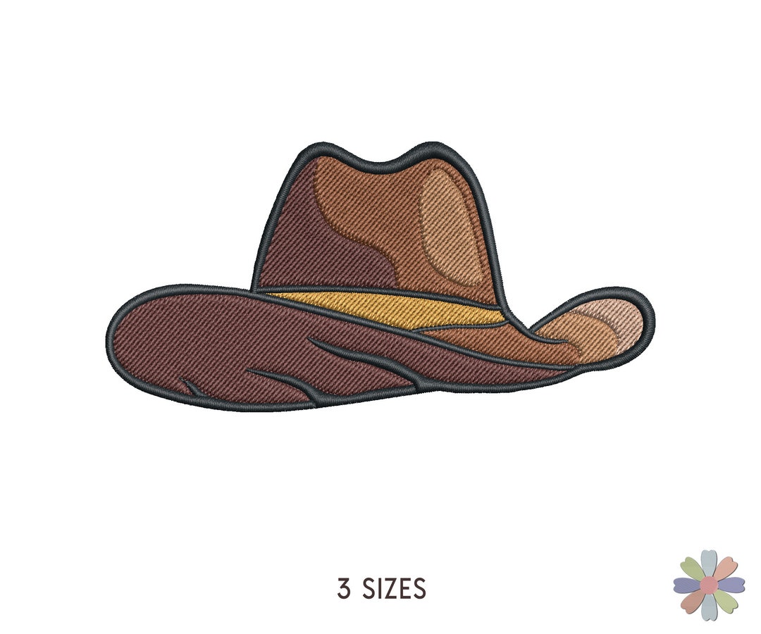Cowboy Hat Embroidery Design Twinni. Machine Embroidery Pattern. People ...