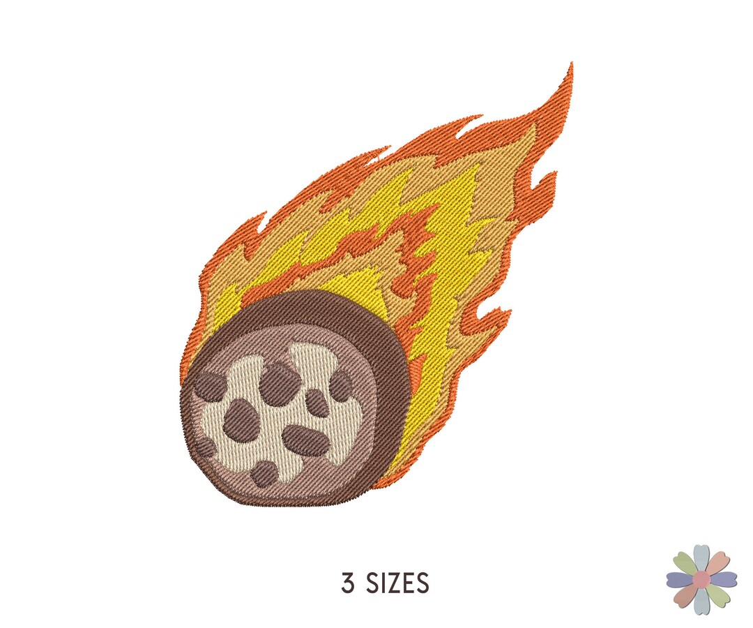 Falling Meteor Fire Tail Embroidery Design. Machine Embroidery Space ...