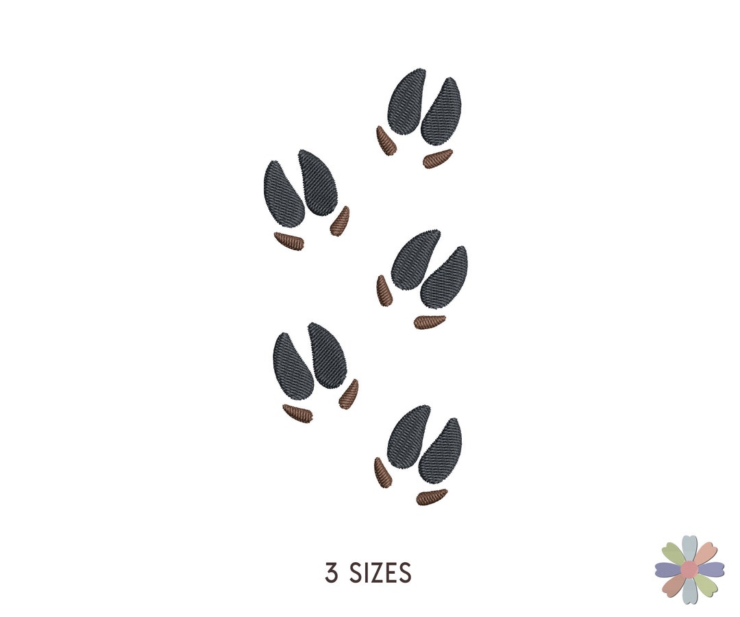 Pig Footprints Embroidery Design. Machine Embroidery Pattern. Animals ...