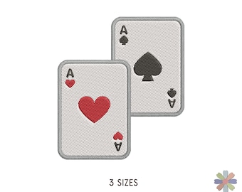 Ace of Spades Machine Embroidery Design - Etsy