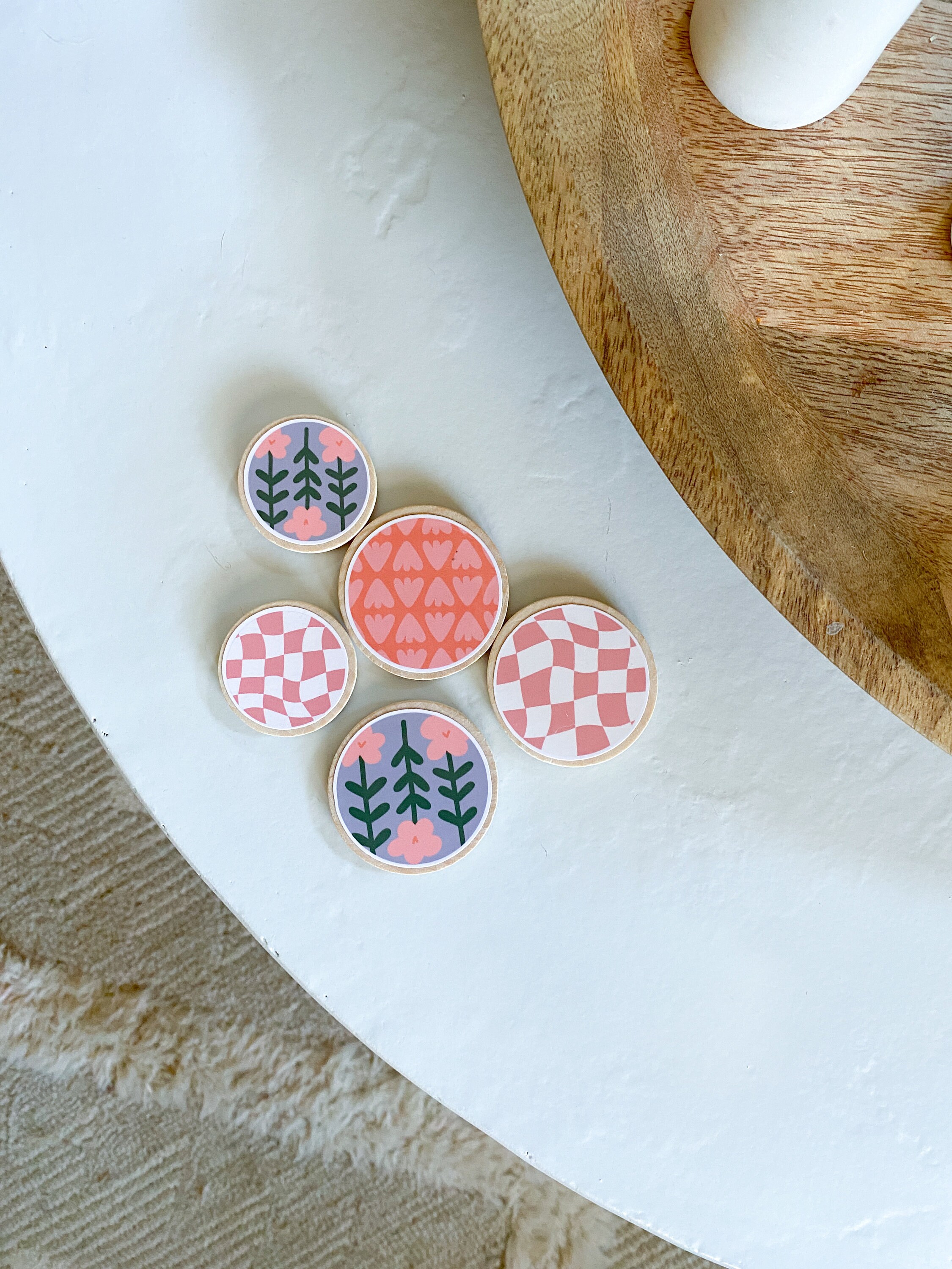 Refrigerator Magnets Boho Magnet Set Trendy Magnet Sets Colorful ...