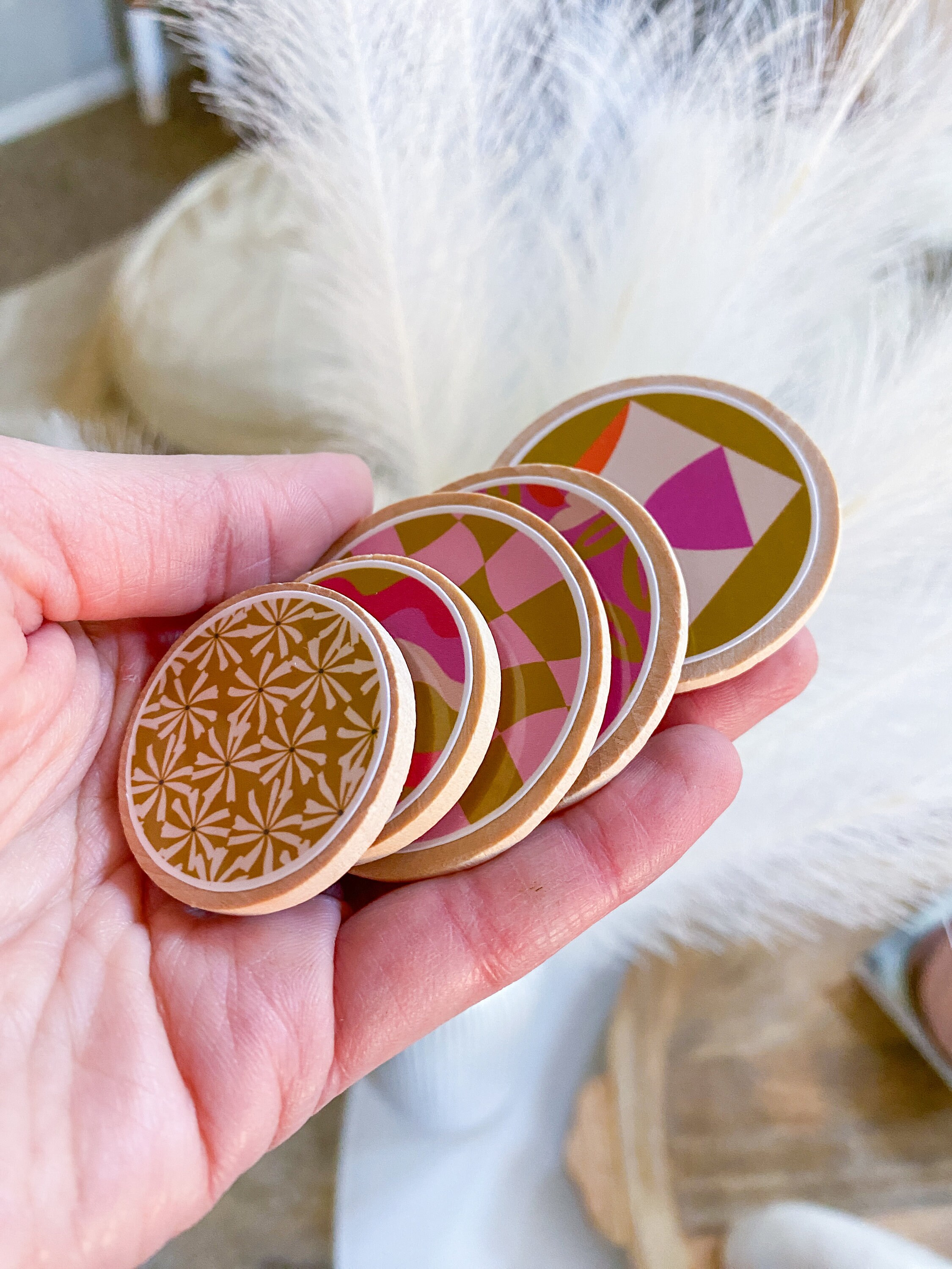 Refrigerator Magnets Boho Magnet Set Trendy Magnet Sets Colorful ...