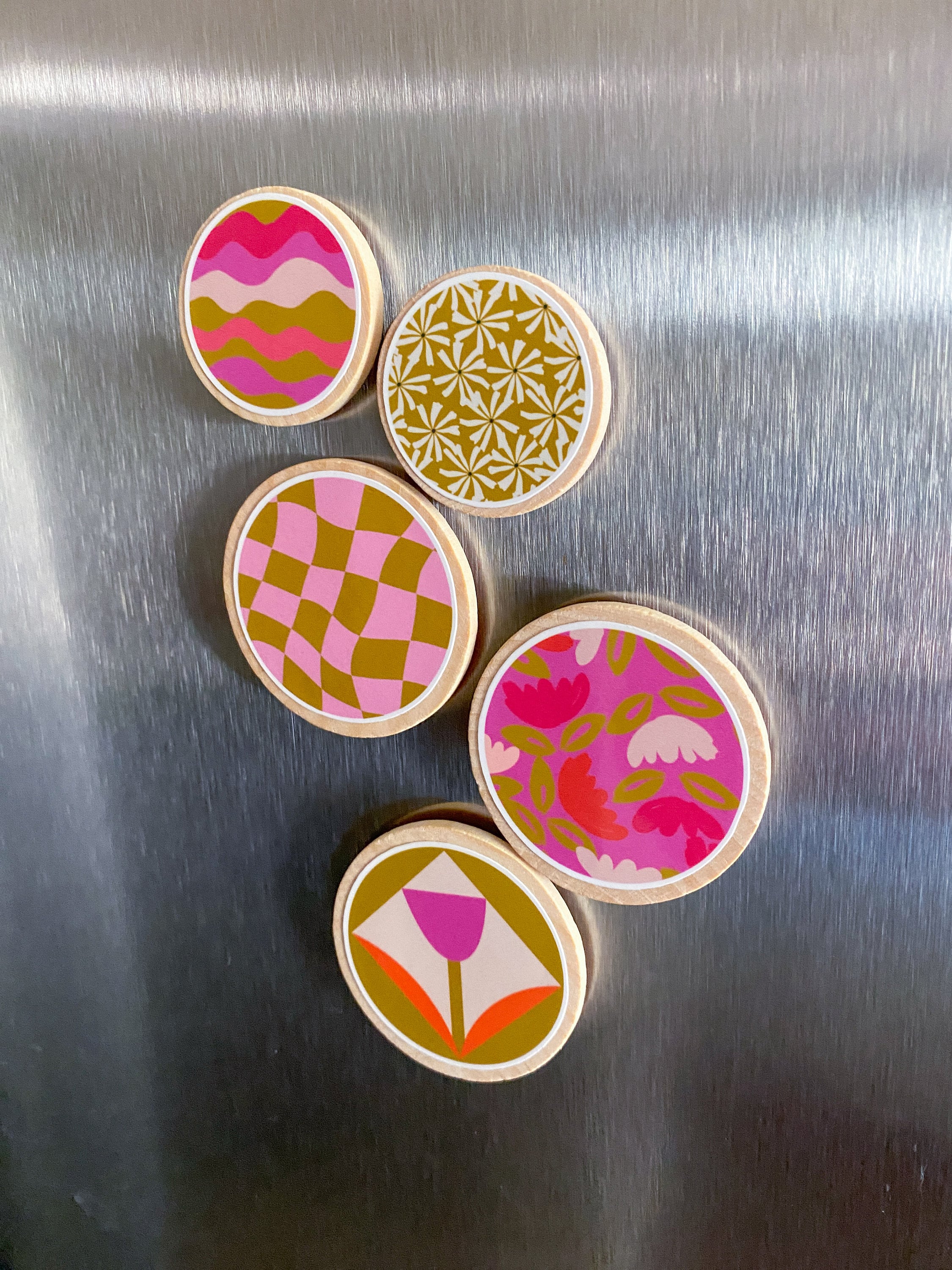 Refrigerator Magnets Boho Magnet Set Trendy Magnet Sets Colorful ...
