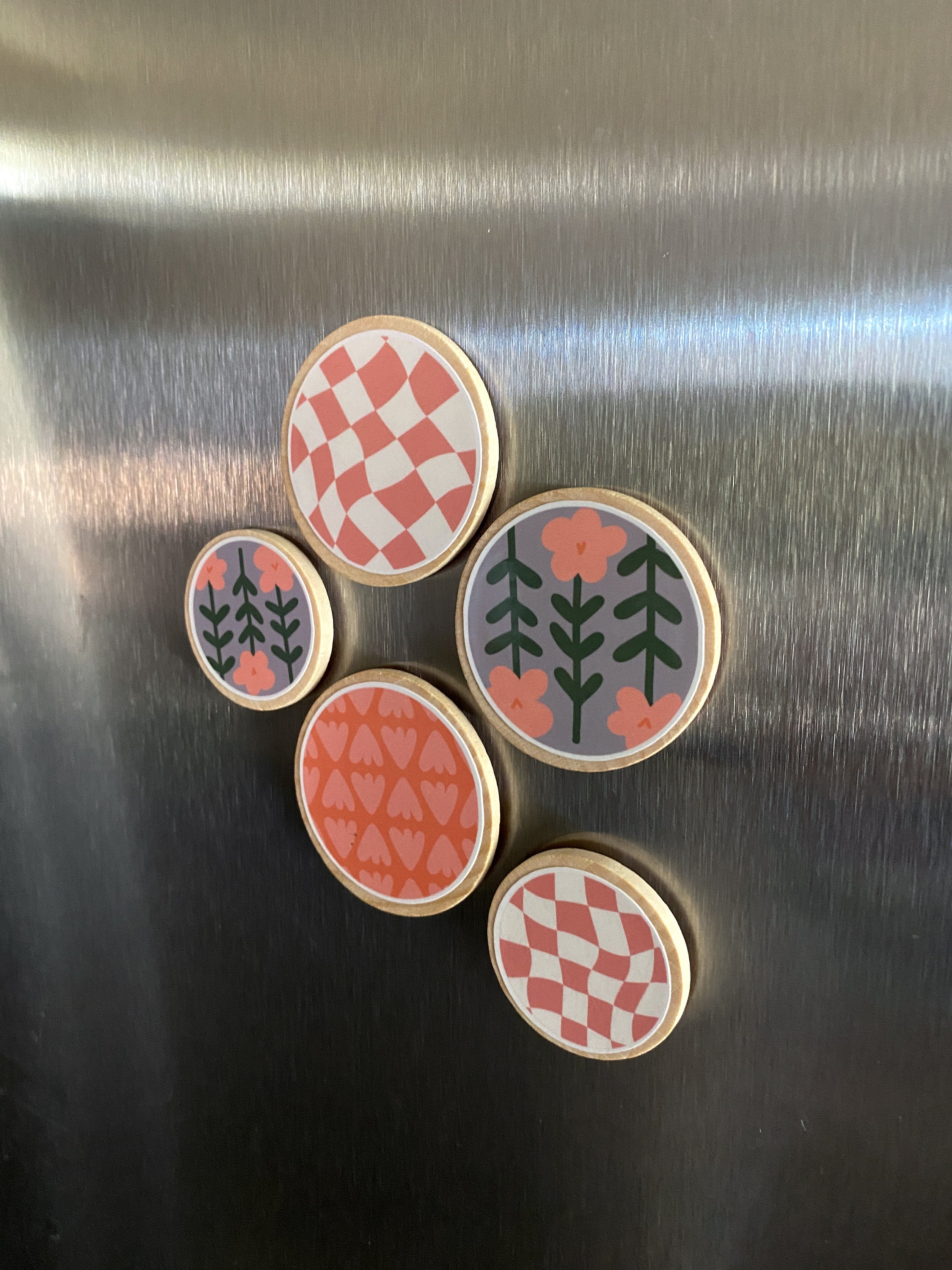 Refrigerator Magnets Boho Magnet Set Trendy Magnet Sets Colorful ...