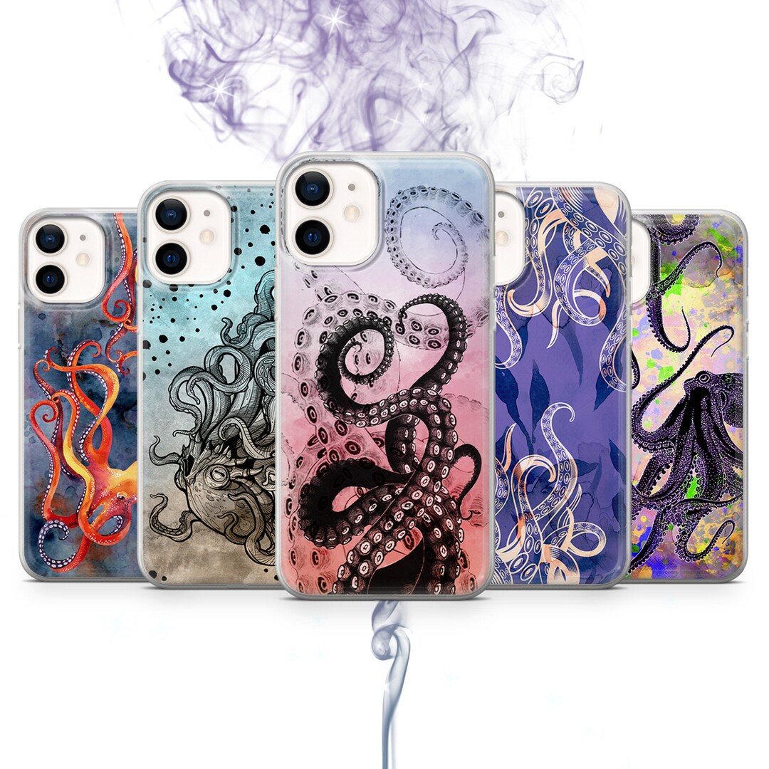 Octopus Tentacles Phone Case Ocean Animal Cover for iPhone 15 - Etsy