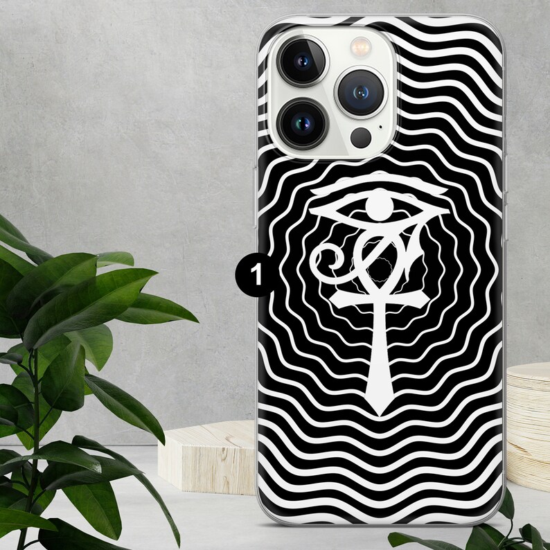 All Seeing Eye Phone Case Psychedelic Retro Cover for iPhone 15, 14, 13 ...
