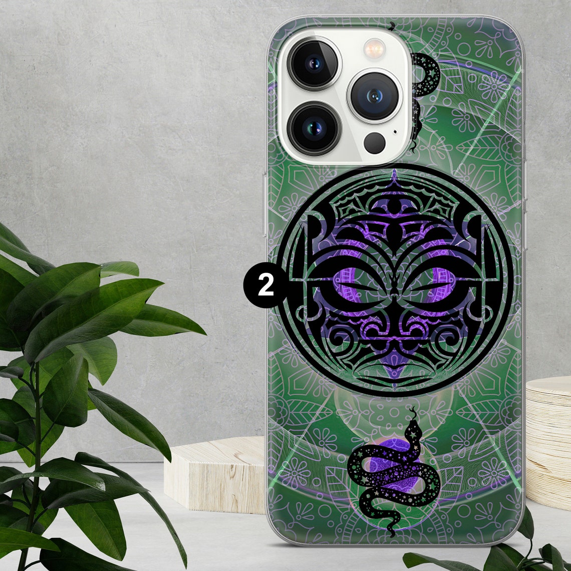 Psychedelic Art Phone Case Shamanic Cover for iPhone 15, 14, 13, 12 ...