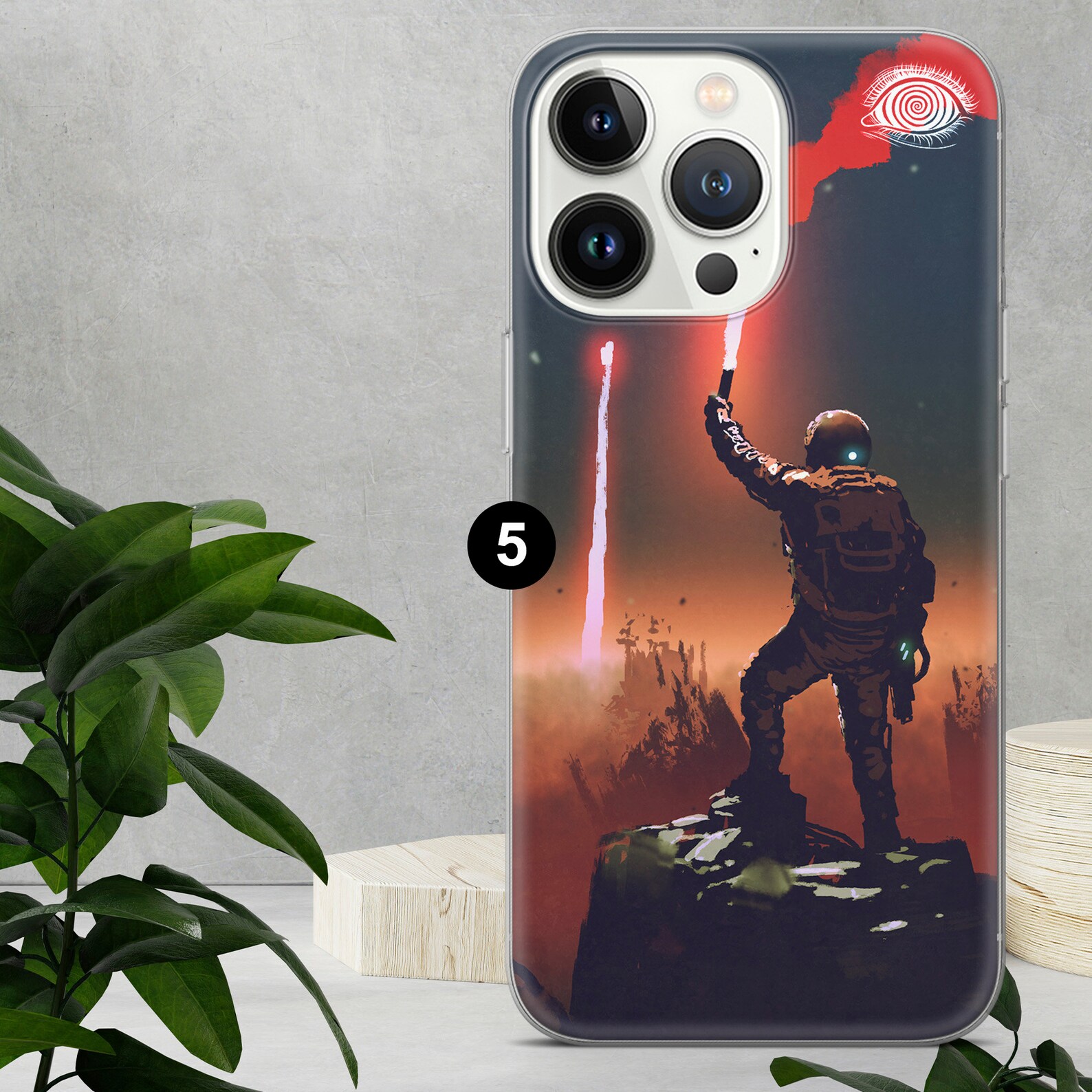 Dark Fantasy Phone Case Retro Sci Fi Cover for iPhone 15 14 - Etsy