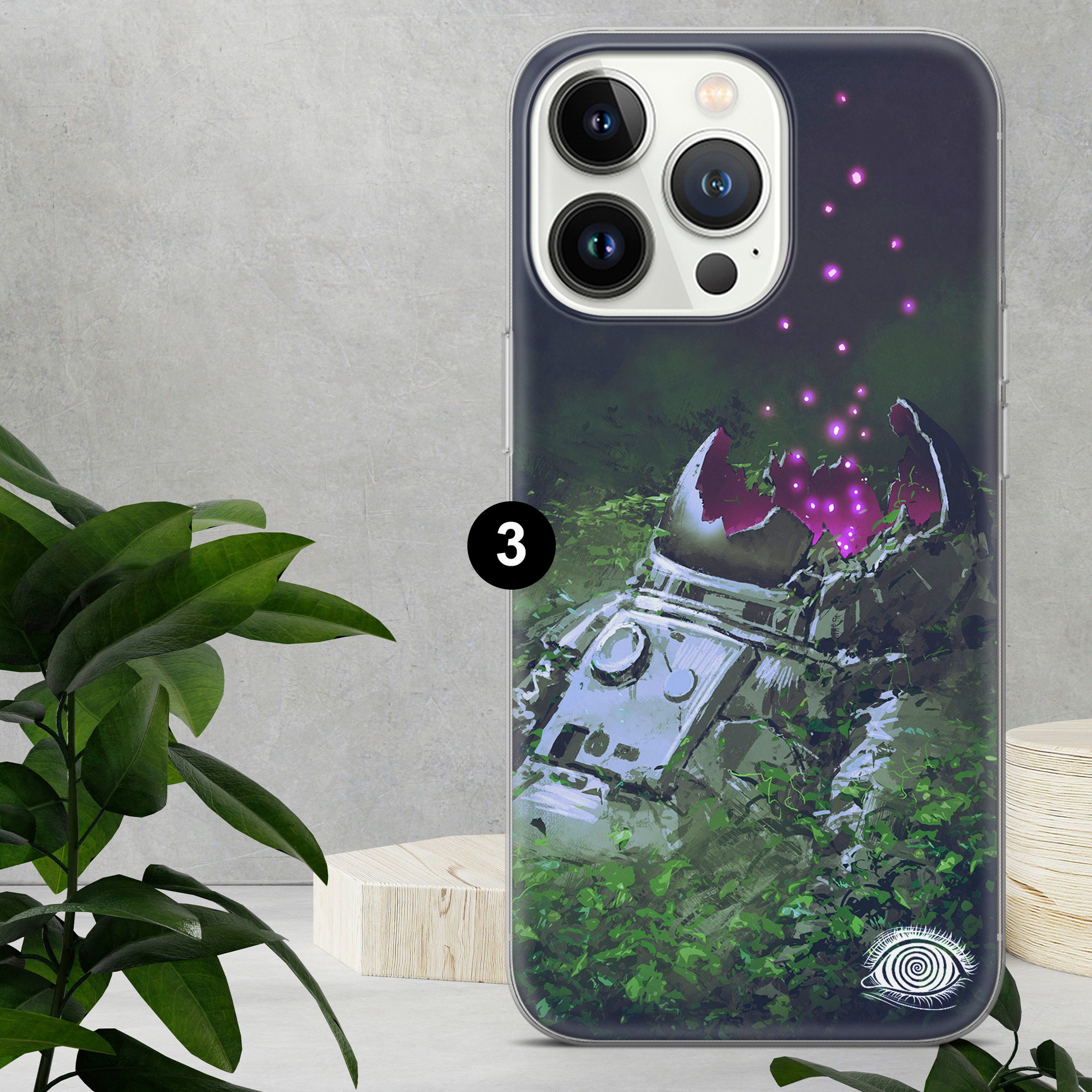 Dark Fantasy Phone Case Retro Sci Fi Cover for iPhone 15 14 - Etsy