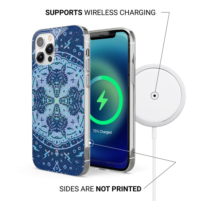 Psychedelic Art Phone Case Shamanic Cover for iPhone 15, 14, 13, 12 ...