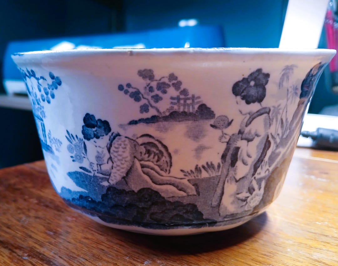 Antique Adams of Tunstall England Bowl in the Tokio Pattern - Etsy