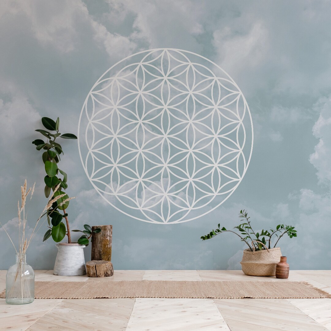 Mandala in the Clouds Wallpaper, Mandala Picture in the Sky Wallpaper ...