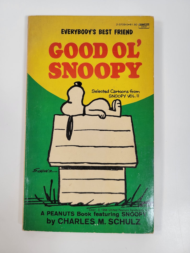 Vintage Peanuts Charlie Brown Snoopy 50s 60s 70s 80s BOOKS 1958-1981 ...