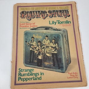 Vintage Rolling Stone Magazines X2 1974 Music Gift for Him Rock and Roll Gifts 70s Books Music ...