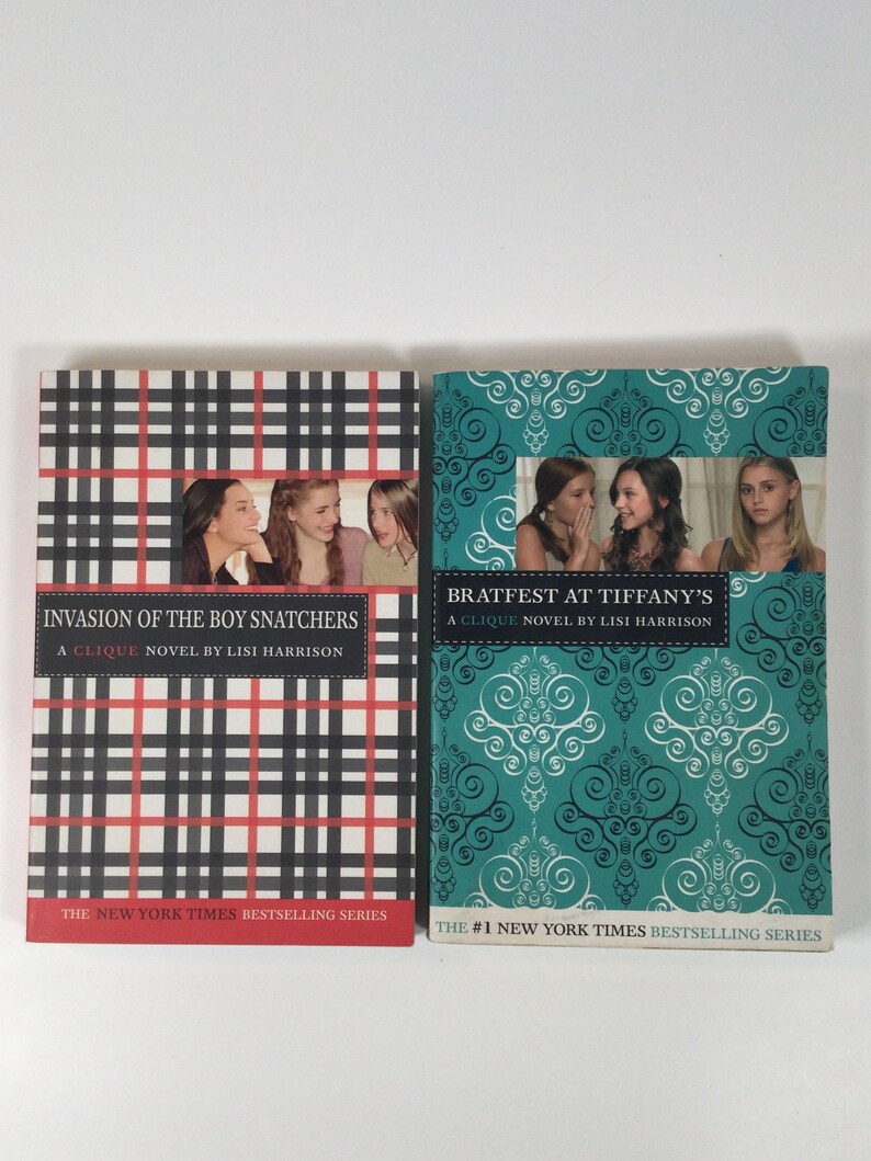 Books YOUNG ADULT Teen Fiction Books CLIQUE Novels Lisi Harrison ...