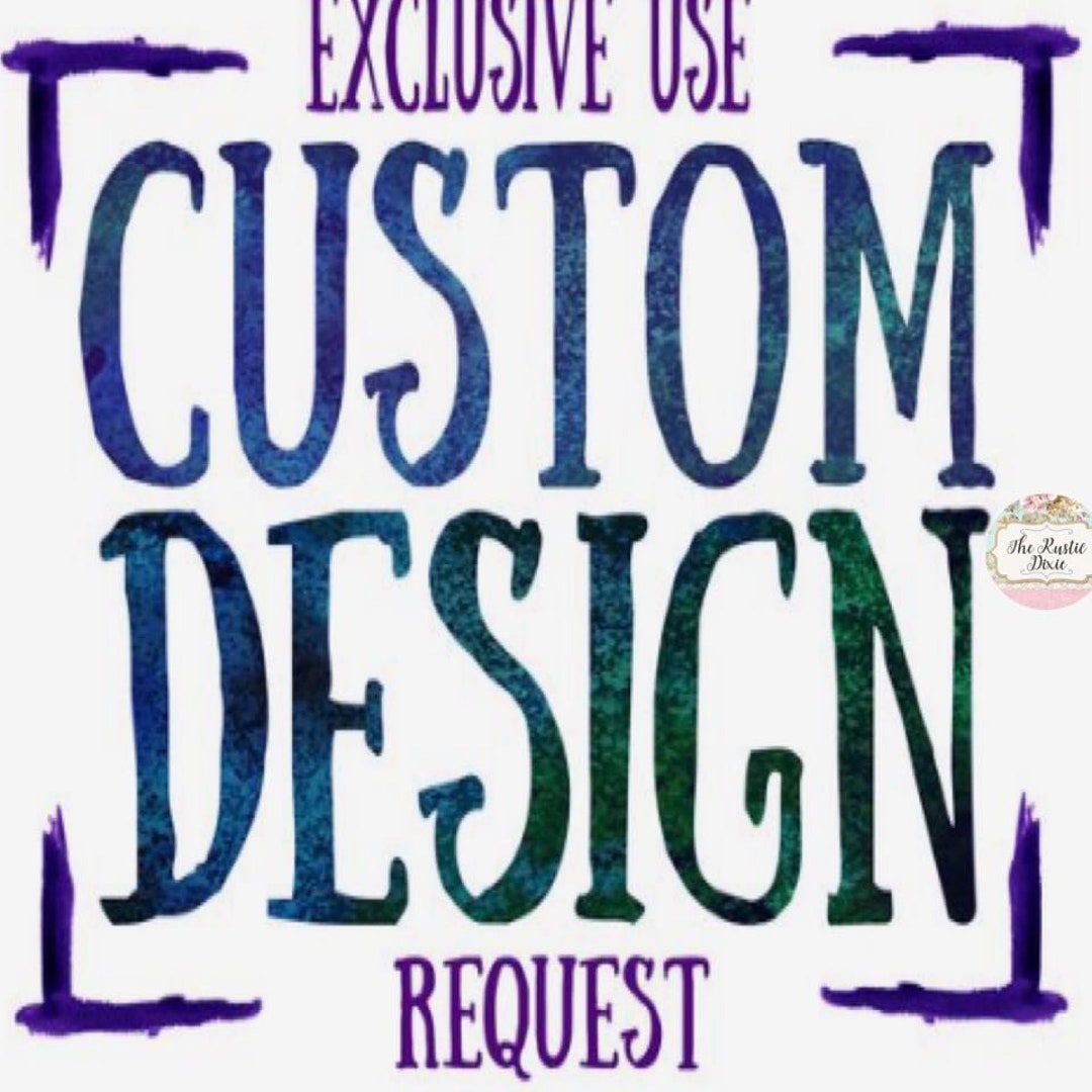 Full Custom Designs - Etsy