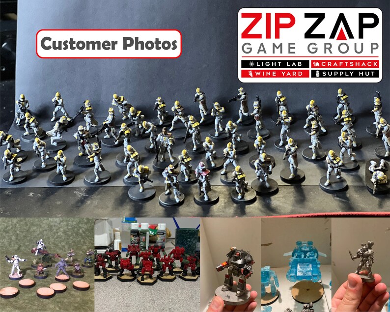 20mm Bases MDF Terrain Miniature Bases Warhammer 40K Wargaming Terrain ...