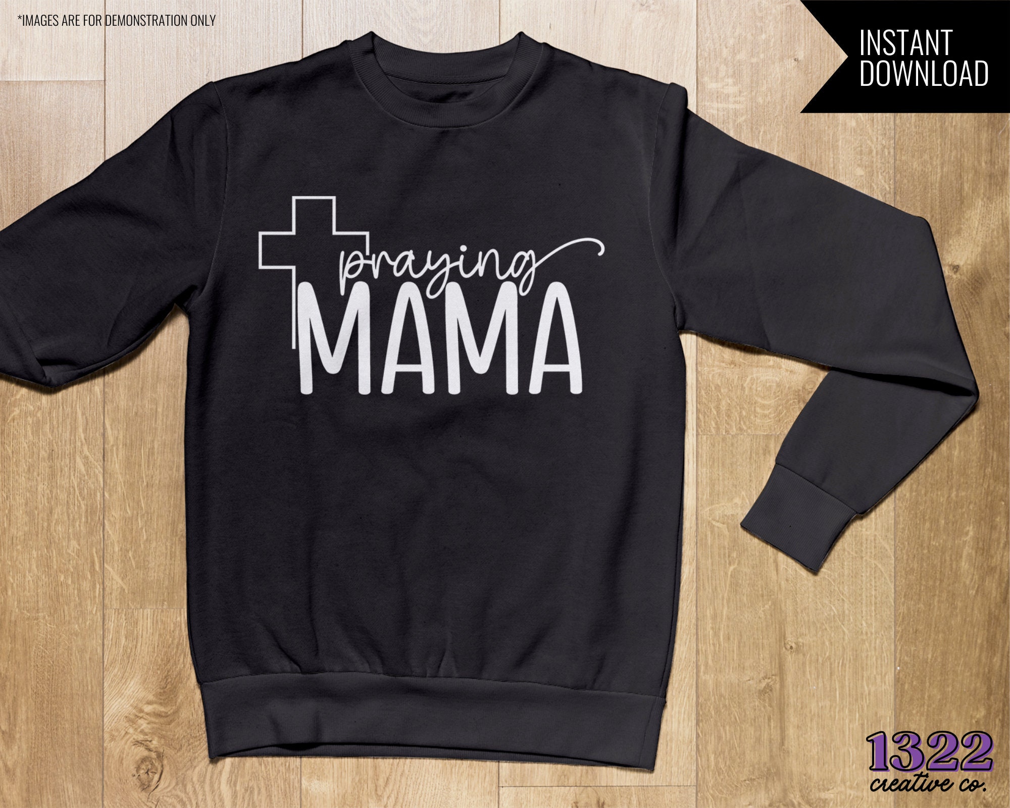 Praying Mama Cross SVG PNG Mom Svg Love Like Jesus Mom Life - Etsy
