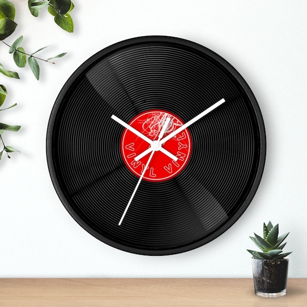 Vinyl Record Clock - Etsy