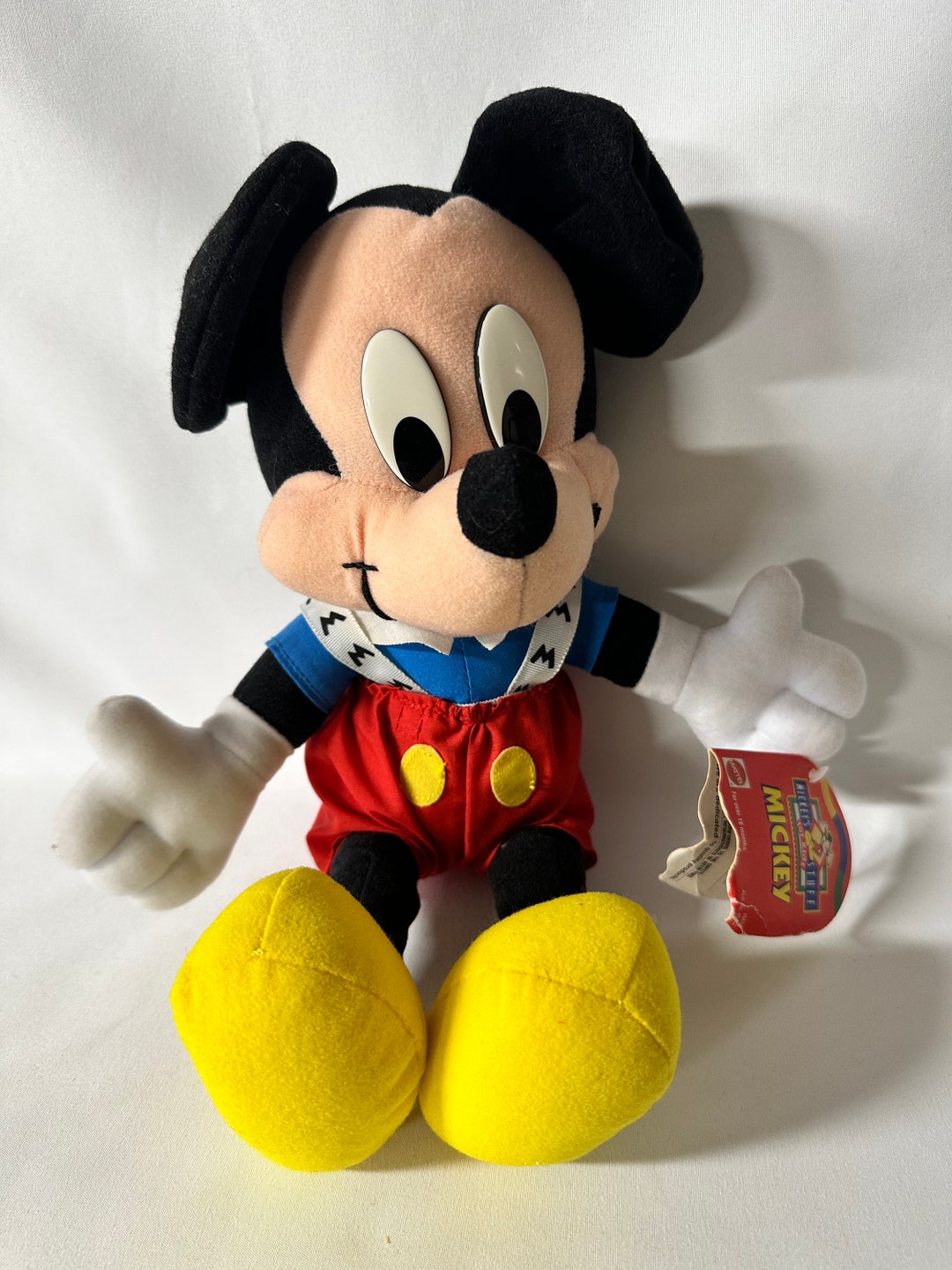 Vintage 1990 Mattel Disney Mickey Mouse Plush With Tag - Etsy