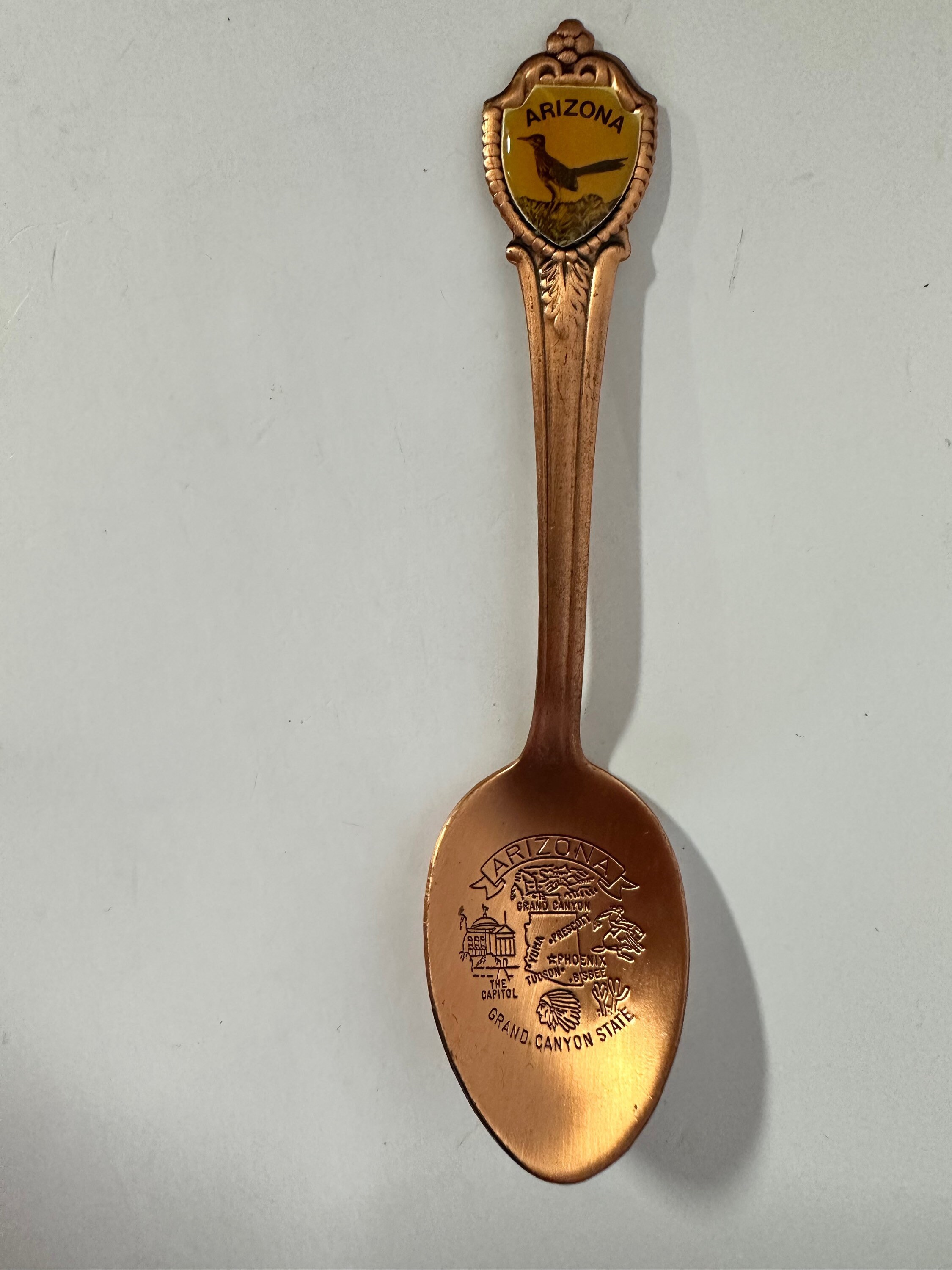 Small Souvenir Spoons CHOOSE From Arizona Silver, Arizona Copper, New ...