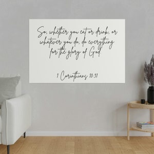 1 Corinthians 10:31 for the Glory of God - Etsy