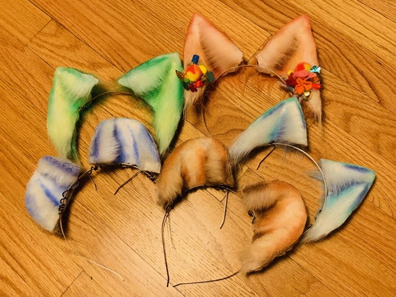 Custom-made Faux Fur Animal Ears - Etsy
