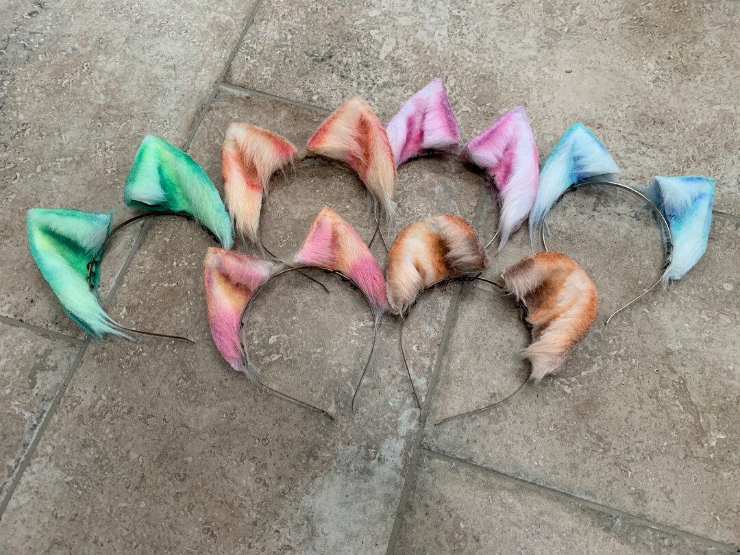 Custom-made Faux Fur Animal Ears - Etsy
