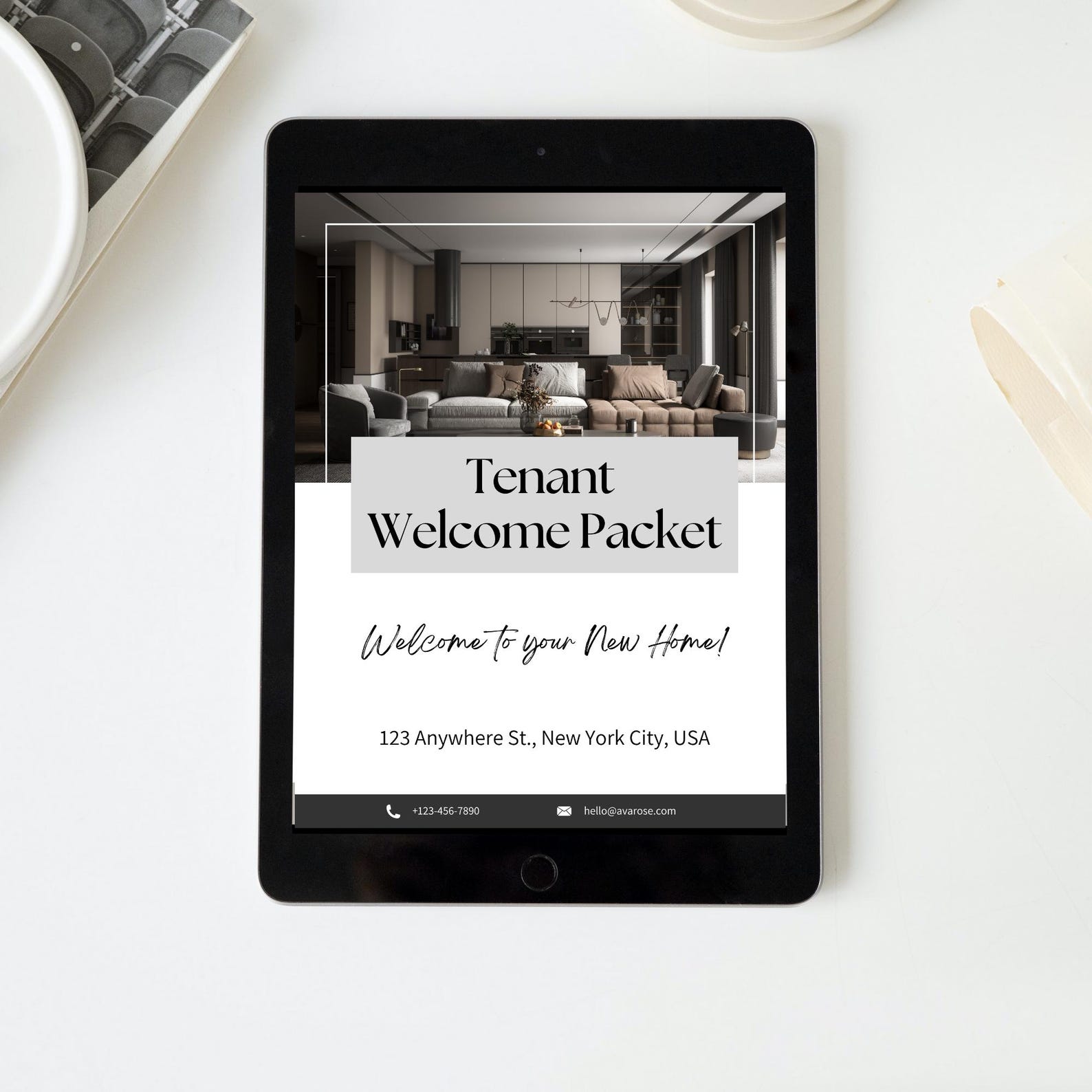Real Estate Tenant Welcome Package, Tenant Welcome Packet, Tenant ...