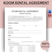 Room Rental Agreement, Rent Room, Lease Agreement, Roommate Room Rental ...