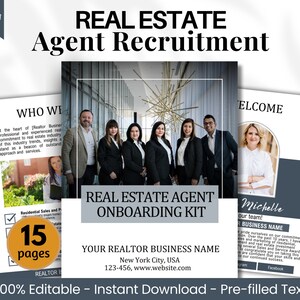 Agent Onboarding, Recruitment Guide, Agent Recruiting, Realtor Hiring ...