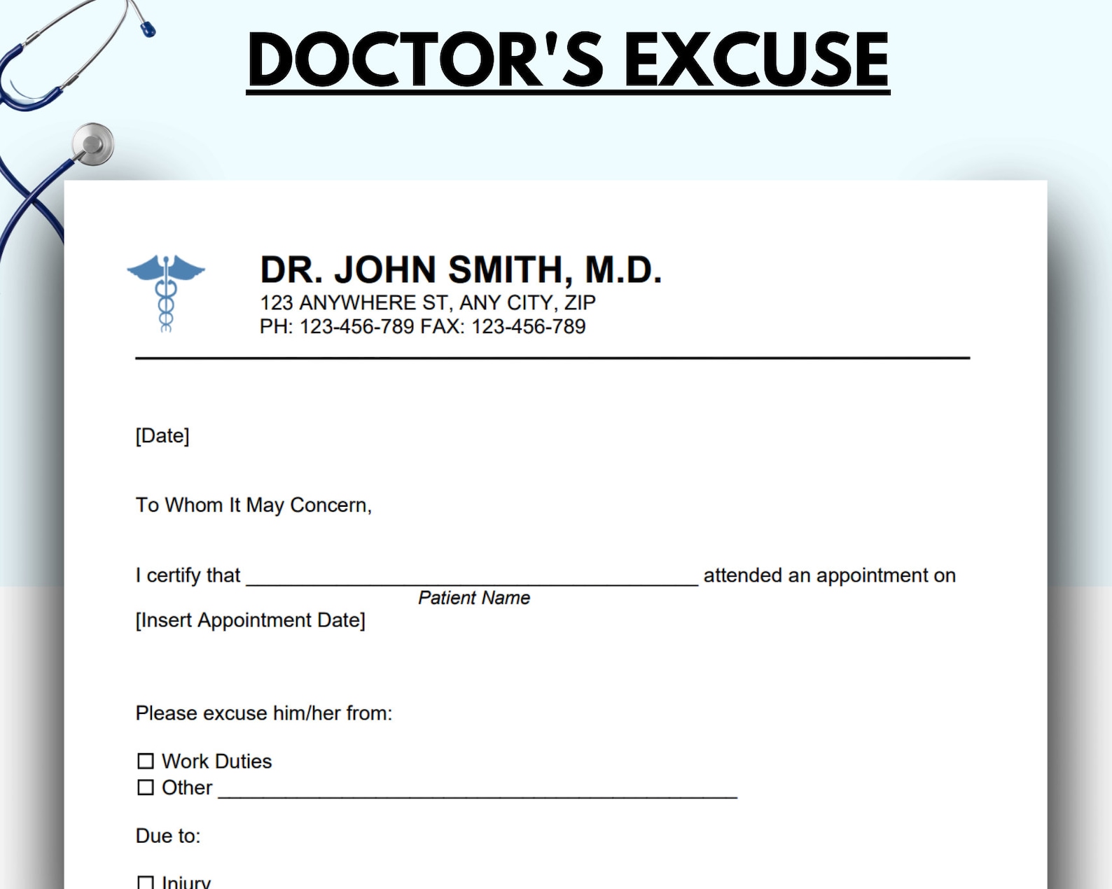 Free Printable Fake Dr Excuses Printable Templates Vr - vrogue.co Free Printable Fake Dr Excuses Printable Templates Vr - vrogue.co
