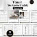 Real Estate Tenant Welcome Package, Tenant Welcome Packet, Tenant ...
