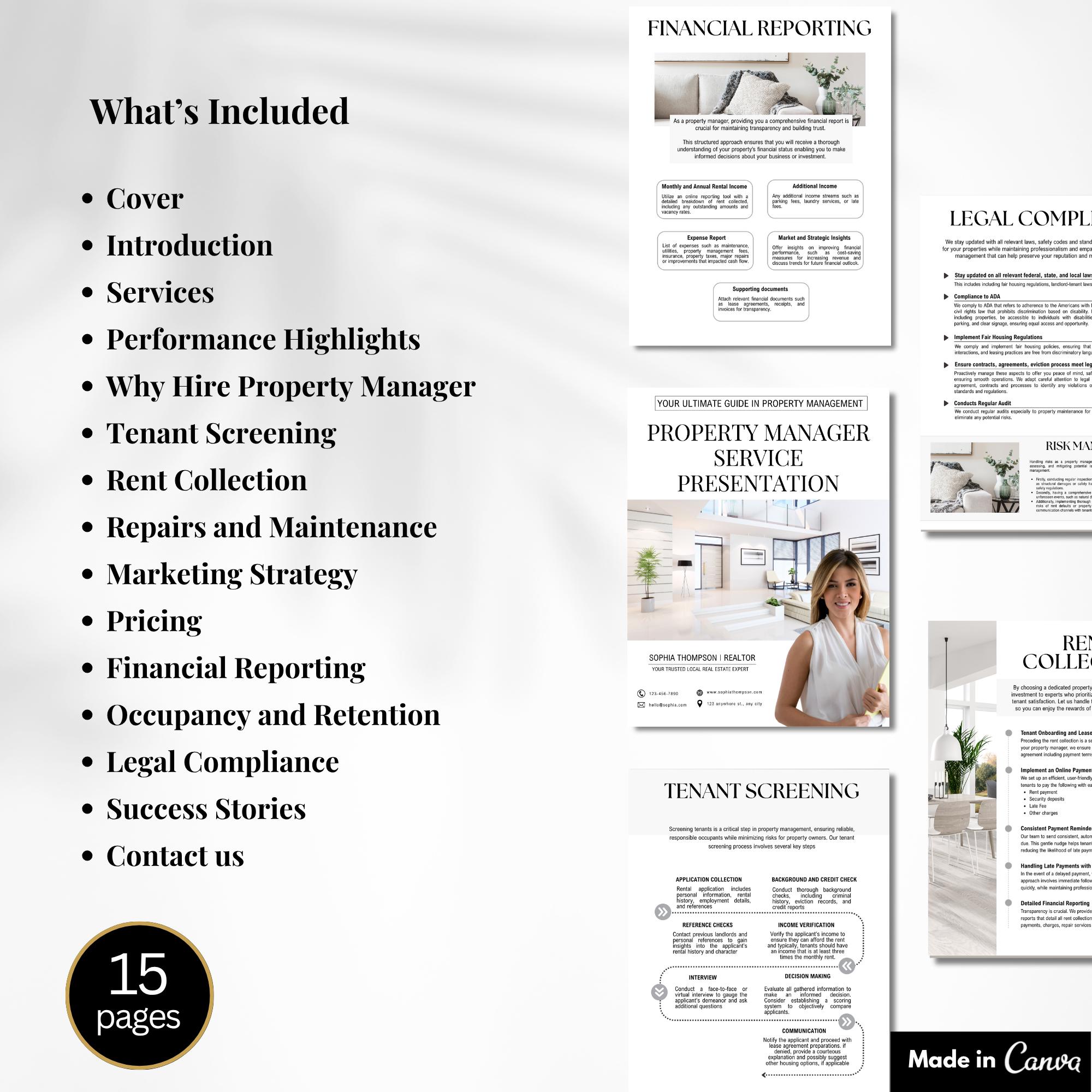 Property Manager Service Presentation, Property Management Guide ...