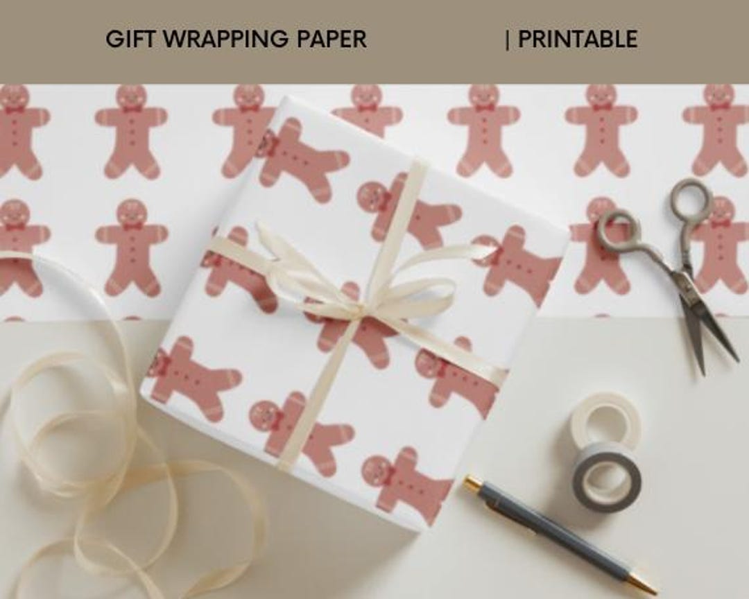 Christmas Gift Wrapping Paper | Downloadable Gift Wrap | Printable ...