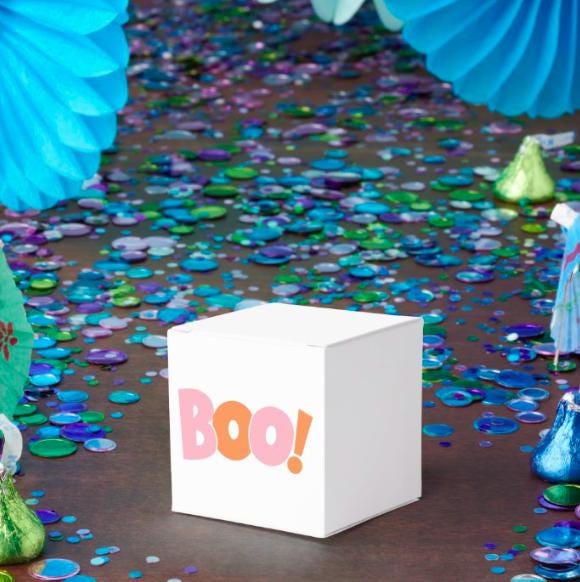 Printable Gift Box | Instant Download | Printable Favor Box | Halloween ...