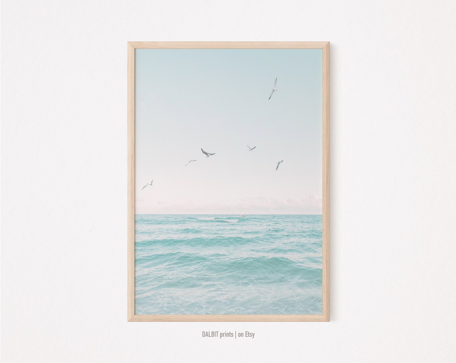 Pastel Ocean Wall Art, Beach Print, Beach Wall Decor, Pastel Sunset ...