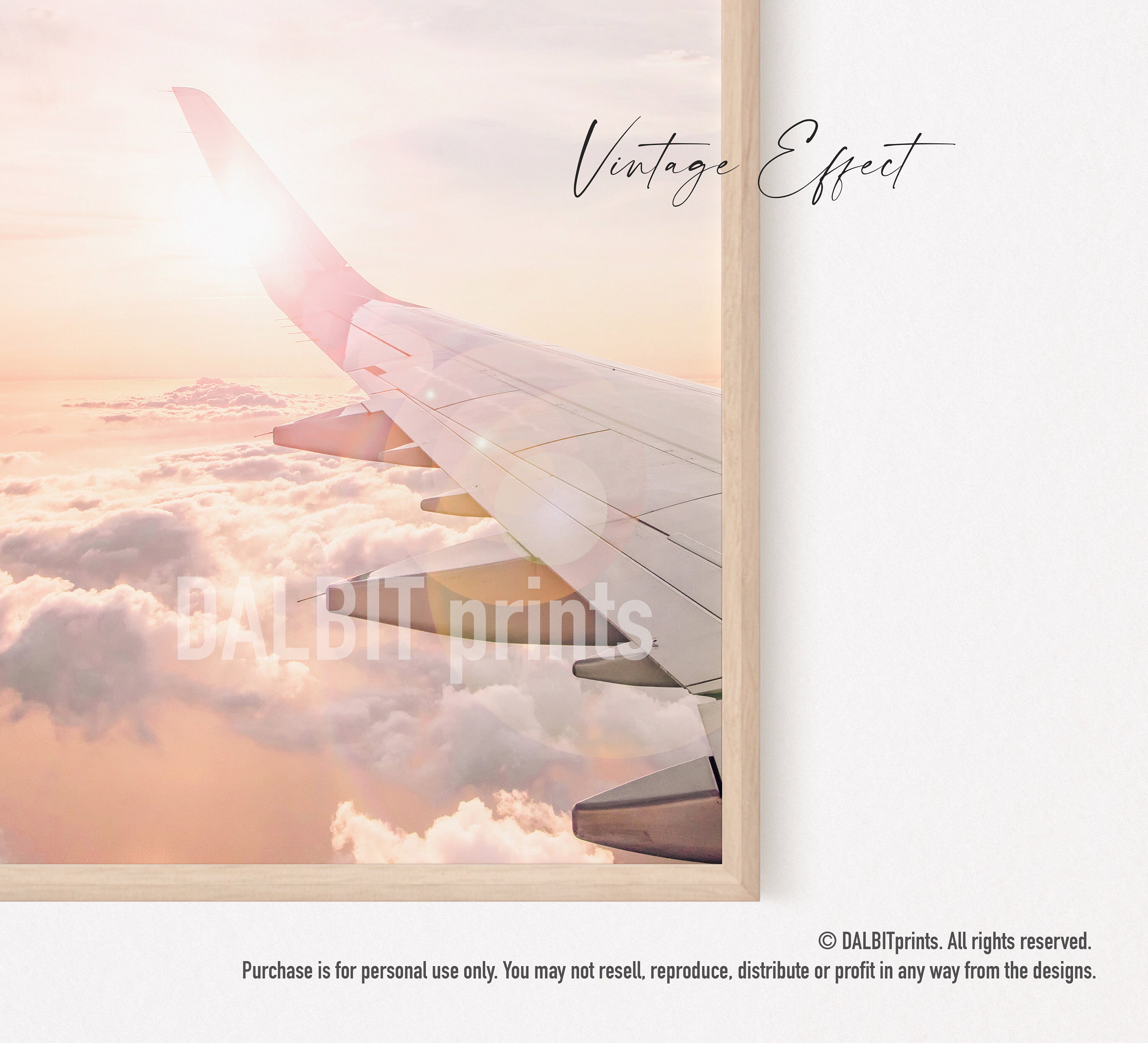 Blush Pink Clouds Photography Airplane Prints Clouds Art - Etsy