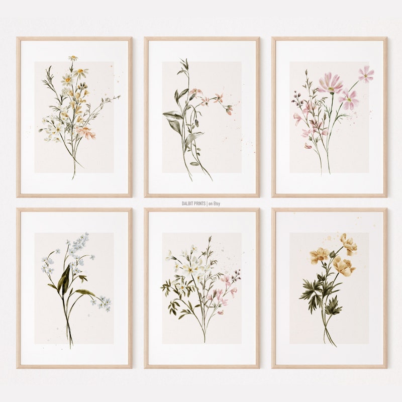 Floral Art Print - Etsy