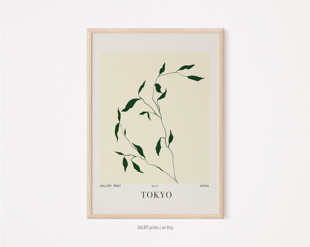 Green Wall Art, Flower Market Poster, Greenery Digital Wall Decor ...