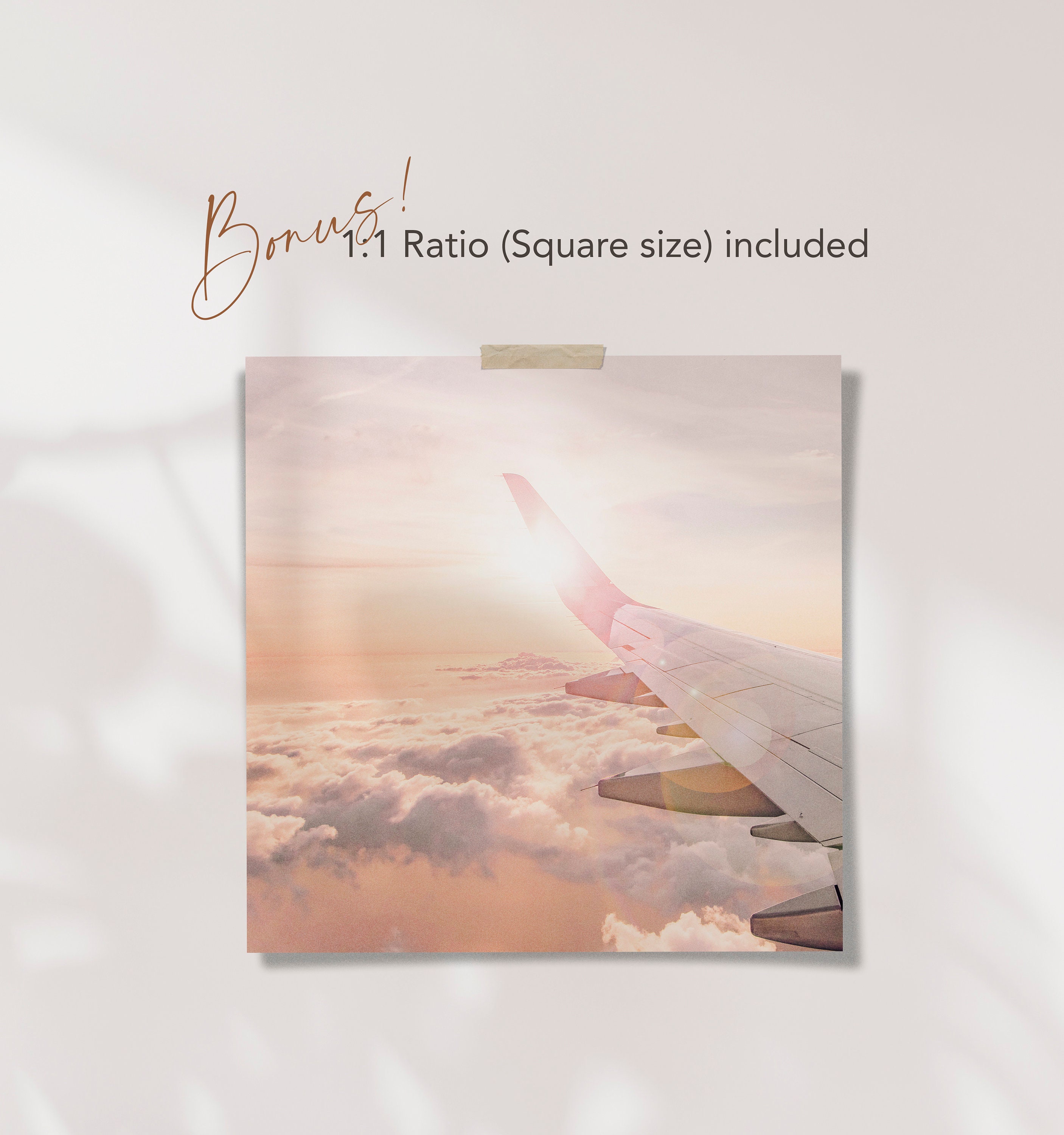 Blush Pink Clouds Photography Airplane Prints Clouds Art - Etsy