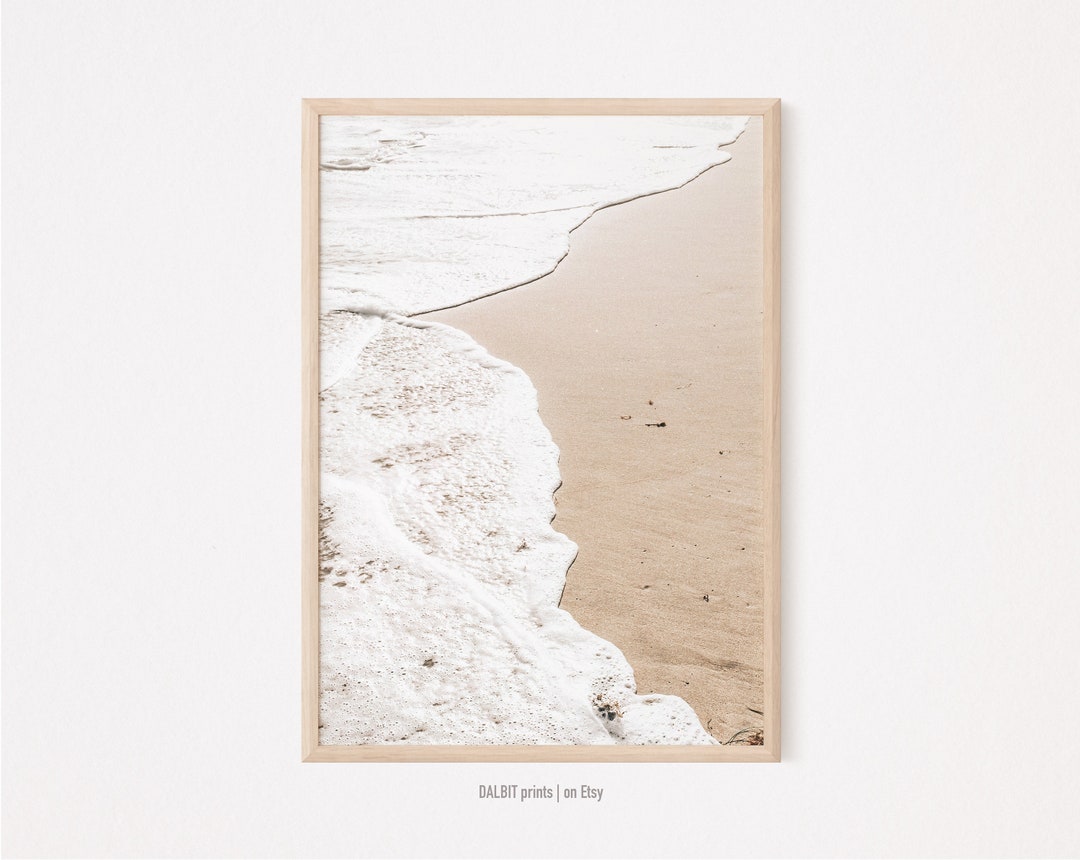 Neutral Beach Printable Wall Art, California Poster, Beach Digital ...
