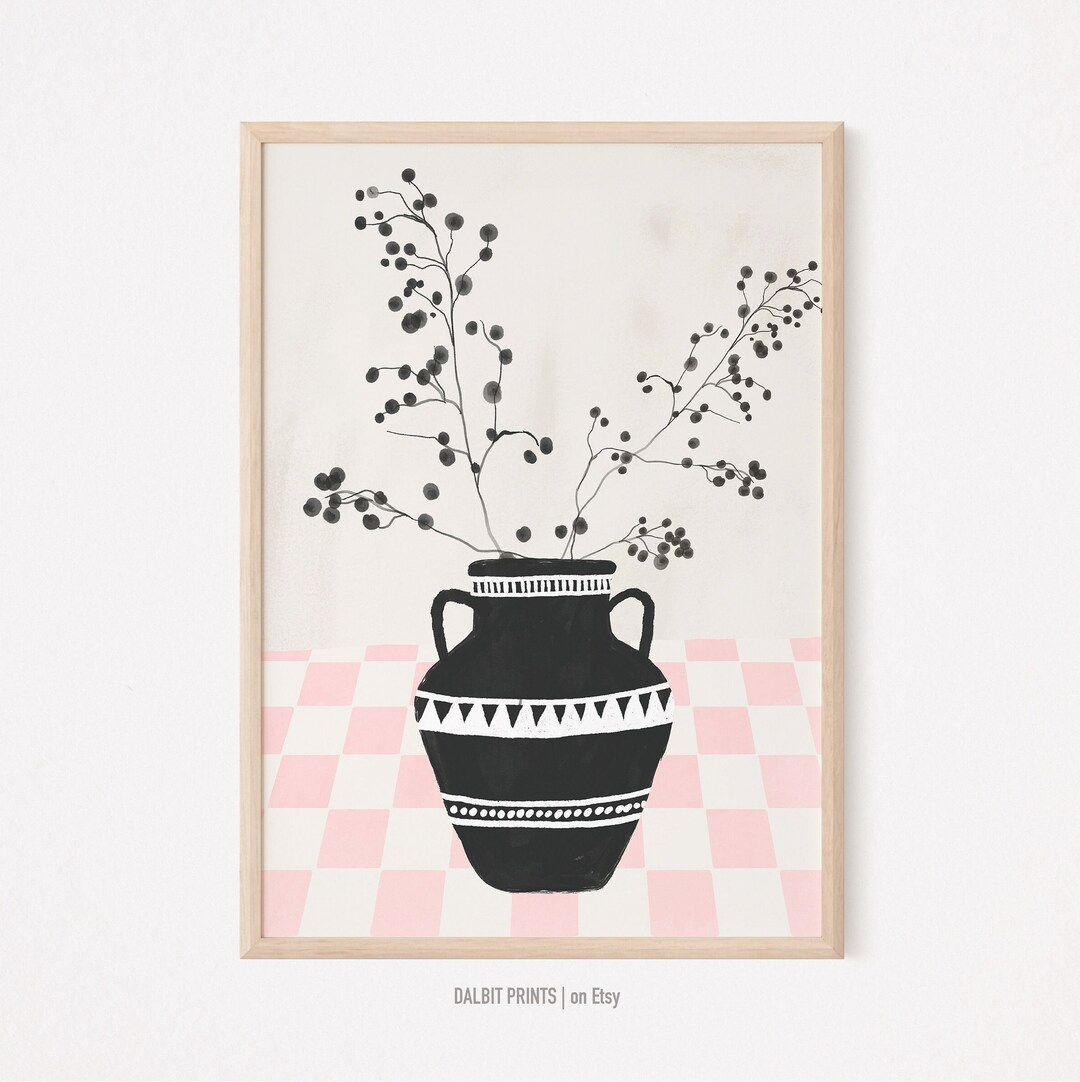 Botanical Still Life Digital Art Print, Botanical Digital Products ...