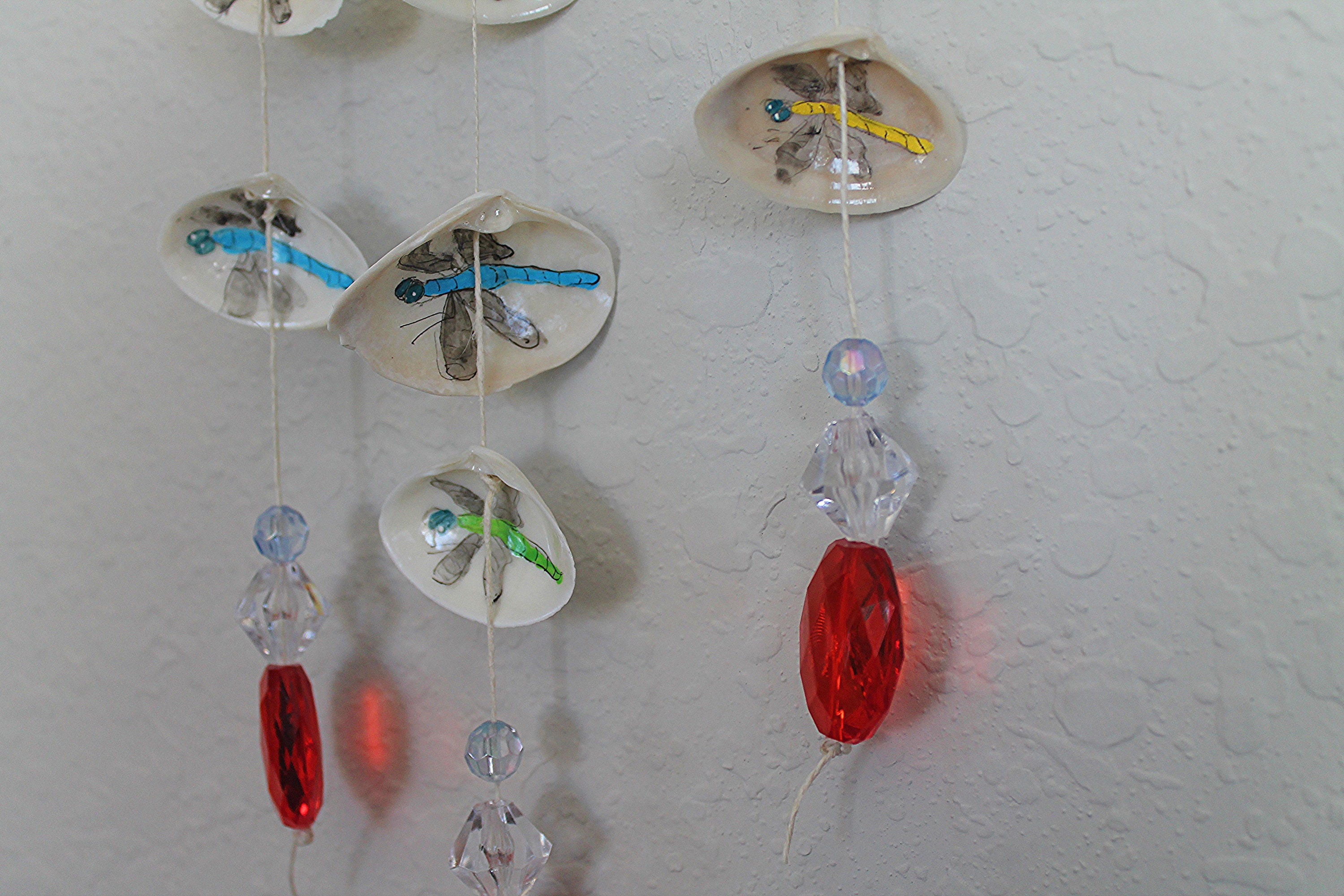 Colorful Dragonfly Wind Chime/wall Hanging - Etsy