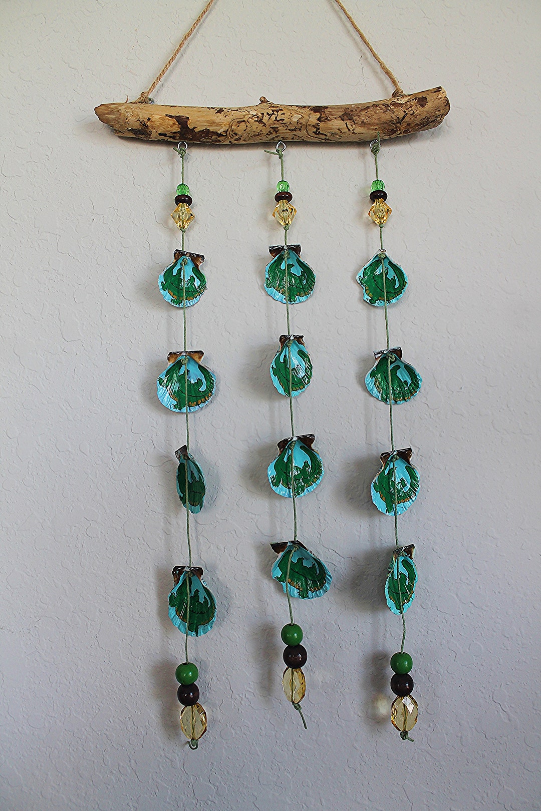 Alligator Seashell Wind Chime - Etsy