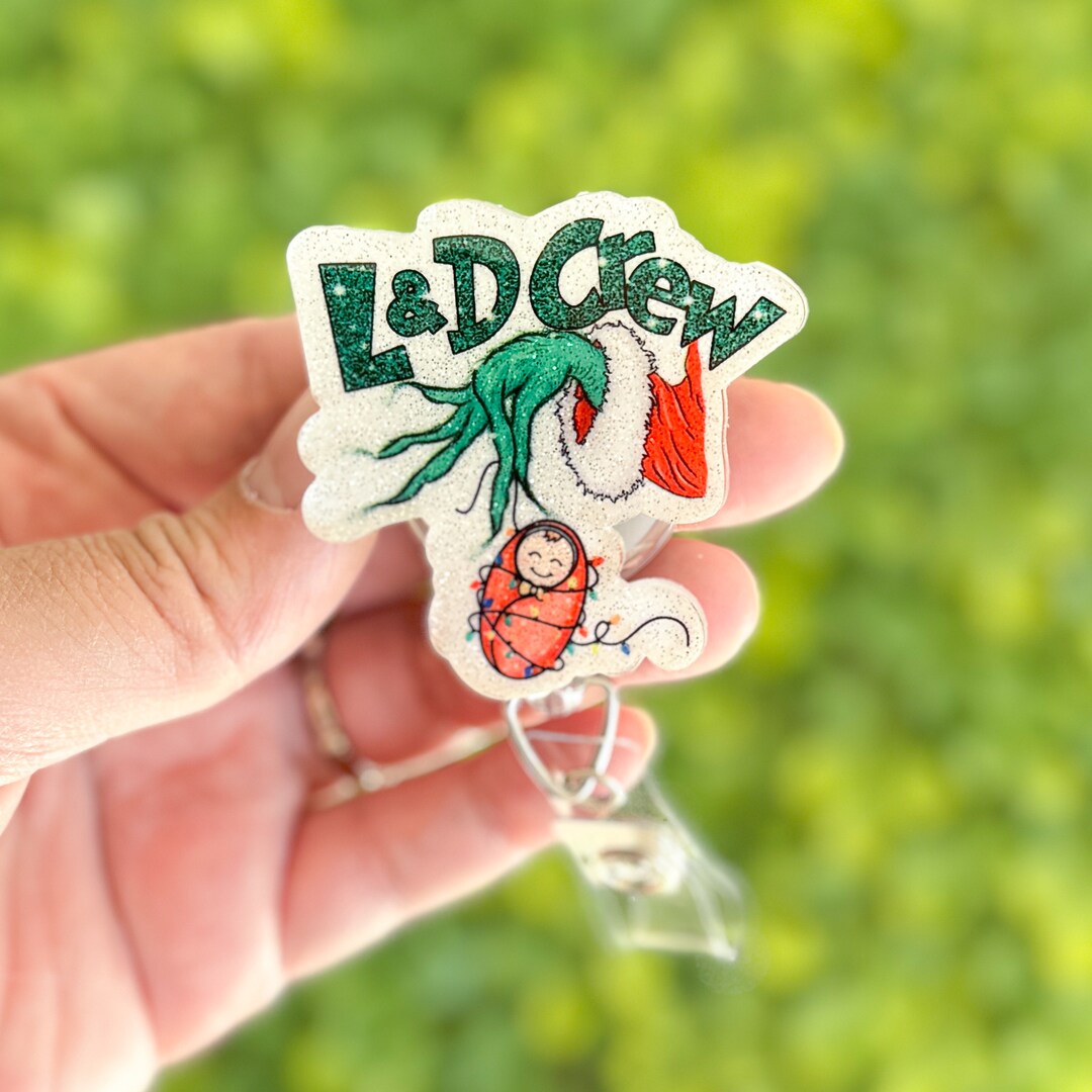 L&D Crew Badge Reel, Labor and Delivery Nurse Badge Id Holder, OBGYN ...