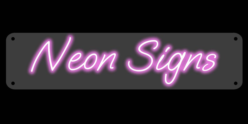 Custom Made LEDNEON SIGN Quality Neon Sign for Your Home or Business ...